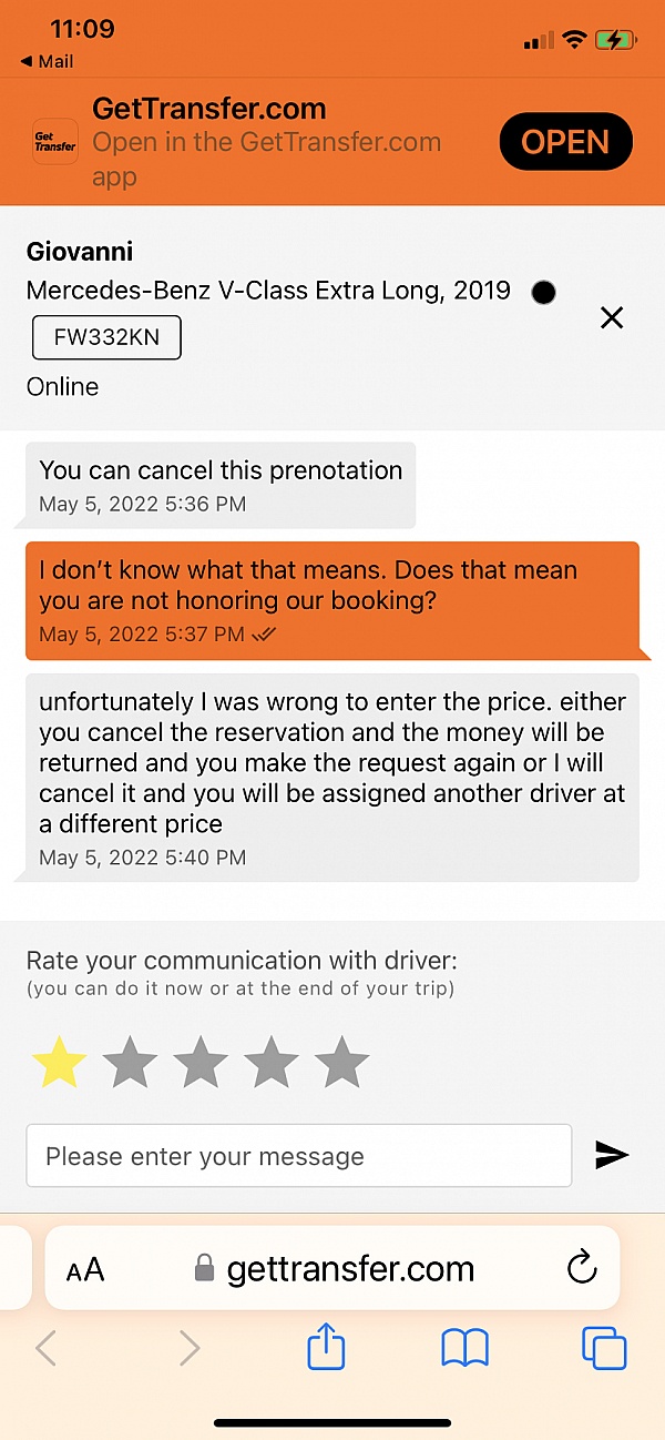 Gettransfer Reviews - 369 Reviews of Gettransfer.com | Sitejabber