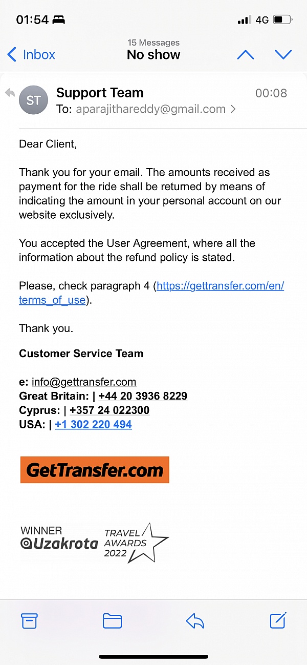 Gettransfer Reviews - 661 Reviews of Gettransfer.com | Sitejabber