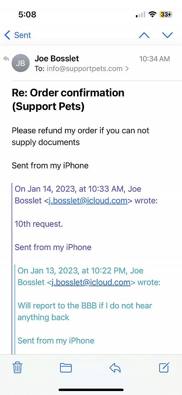 Support Pets Reviews - 24,153 Reviews of Supportpets.com | Sitejabber