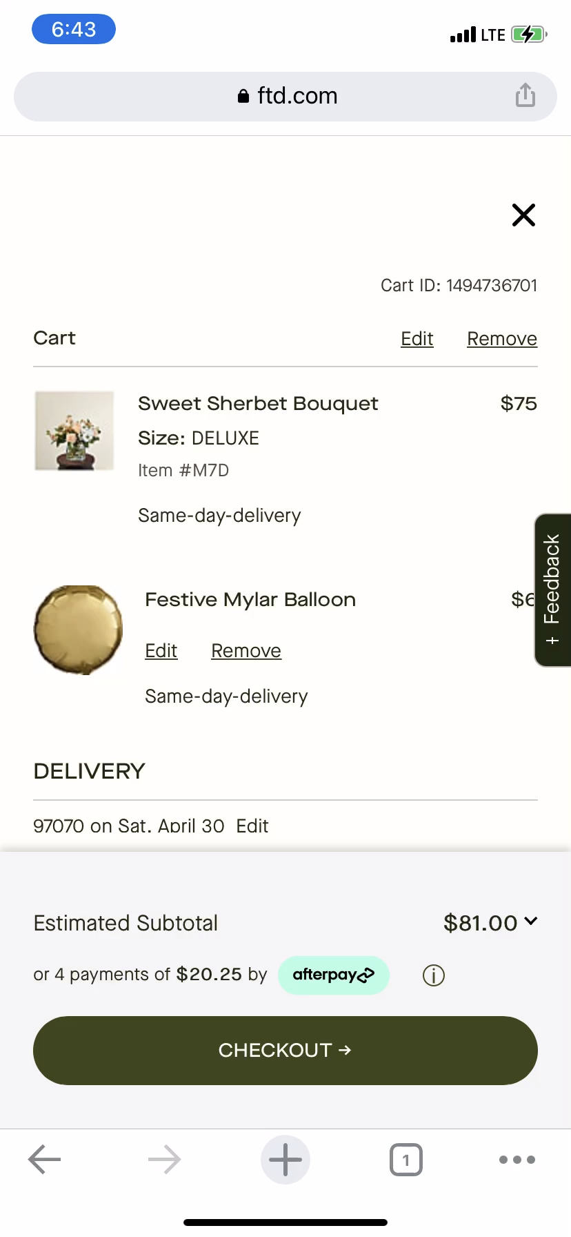 FTD Reviews - 372 Reviews of Ftd.com | Sitejabber