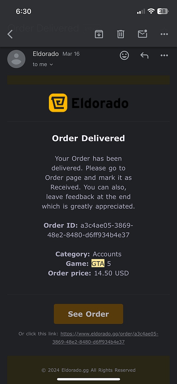 Eldorado Reviews - 165 Reviews of Eldorado.gg | Sitejabber