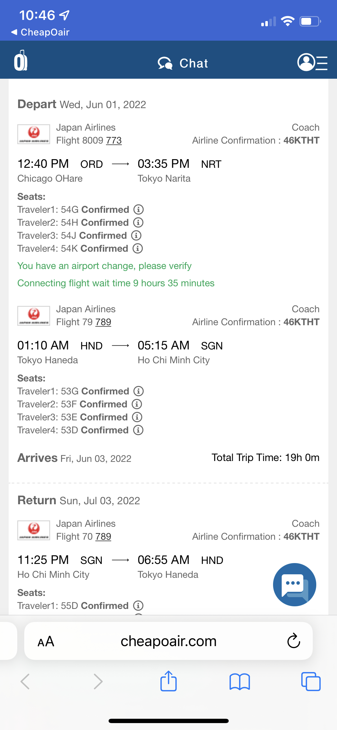 CheapOair Reviews - 160,711 Reviews of Cheapoair.com | Sitejabber