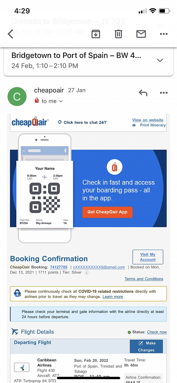 CheapOair Reviews - 123,415 Reviews of Cheapoair.com | Sitejabber