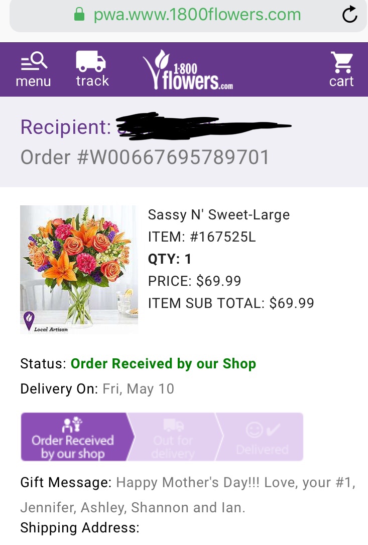 1-800 Flowers Reviews - 1,349 Reviews of 1800flowers.com | Sitejabber