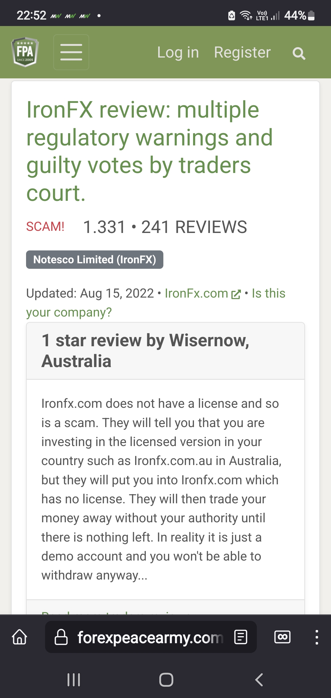 IronFX Reviews - 74 Reviews of Ironfx.com | Sitejabber