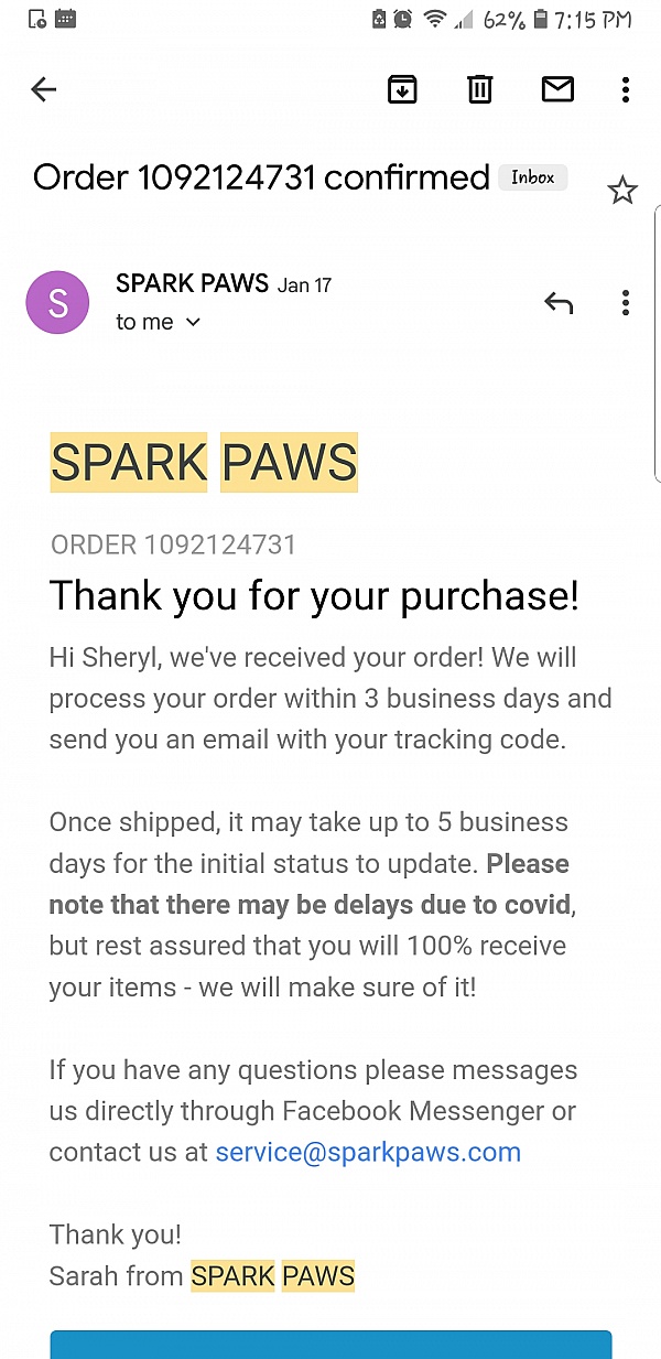 Sparkpaws Reviews - 45 Reviews of Sparkpaws.com | Sitejabber