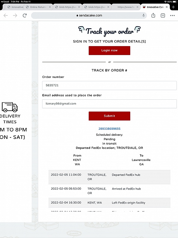 Send A Cake Reviews - 25 Reviews of Sendacake.com | Sitejabber