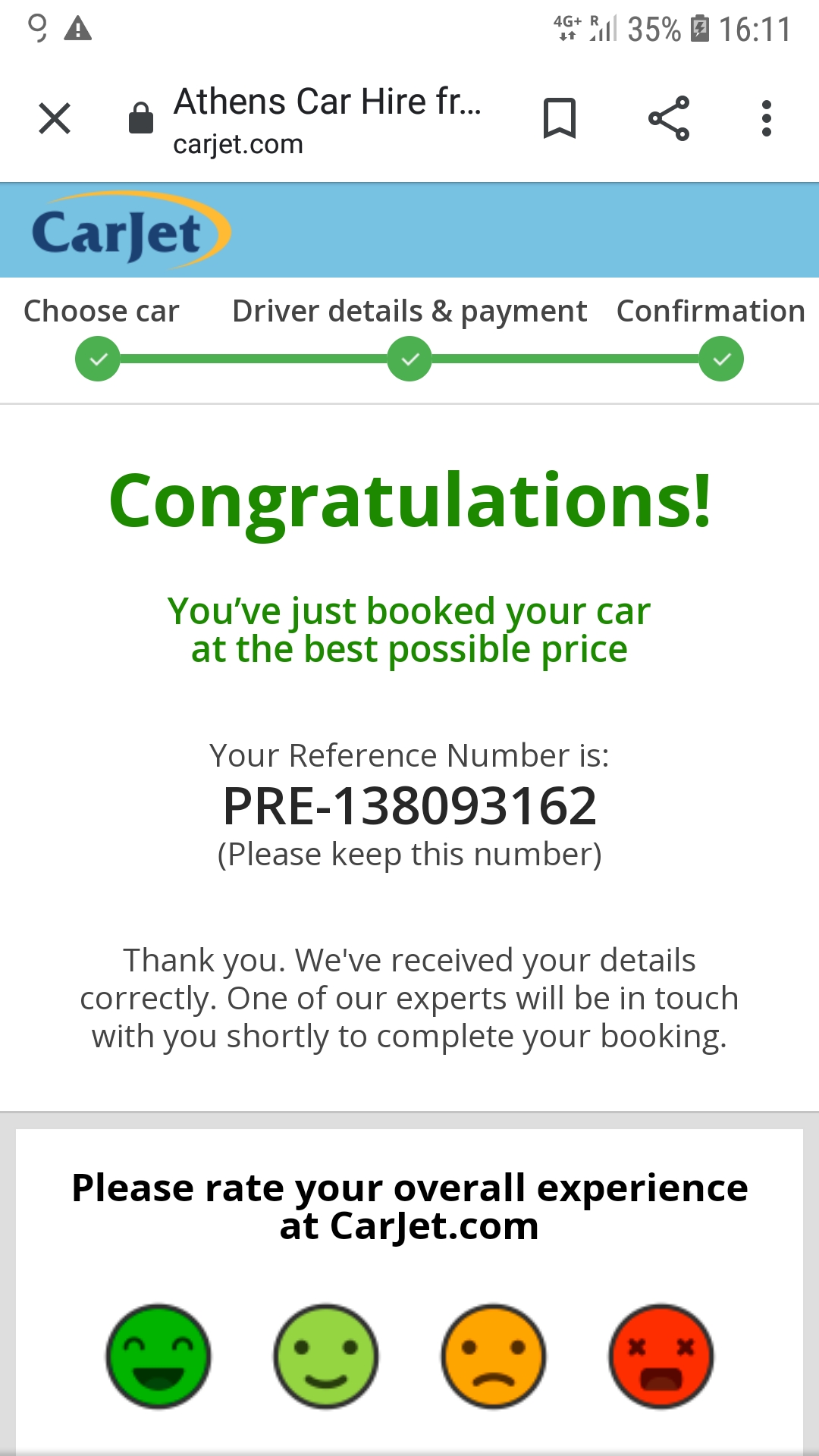 Carjet Reviews - 264 Reviews of Carjet.com | Sitejabber