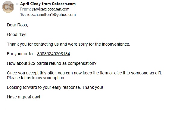 Cotosen Reviews - 946 Reviews of Cotosen.com | Sitejabber