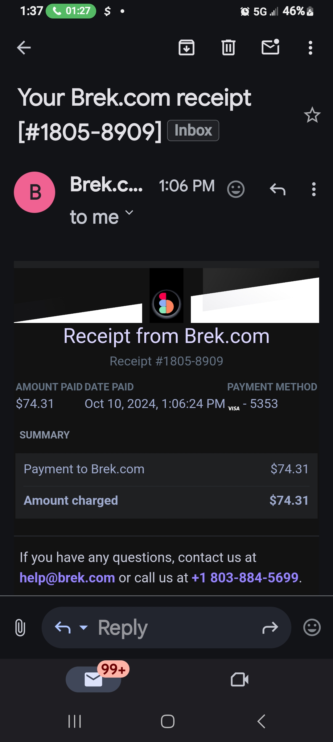 Brek Reviews - 2 Reviews of Brek.com | Sitejabber