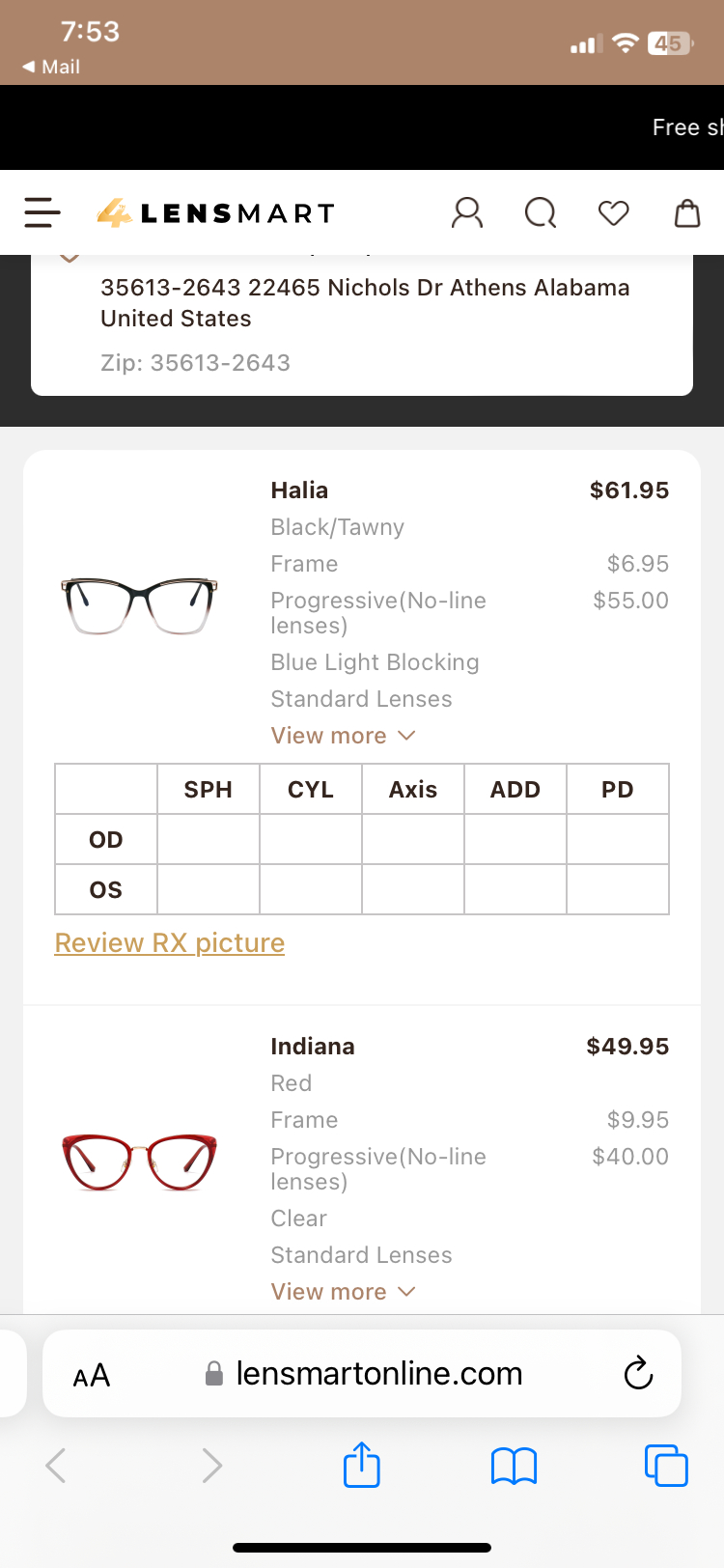 Lensmart Reviews - 71 Reviews of Lensmartonline.com | Sitejabber
