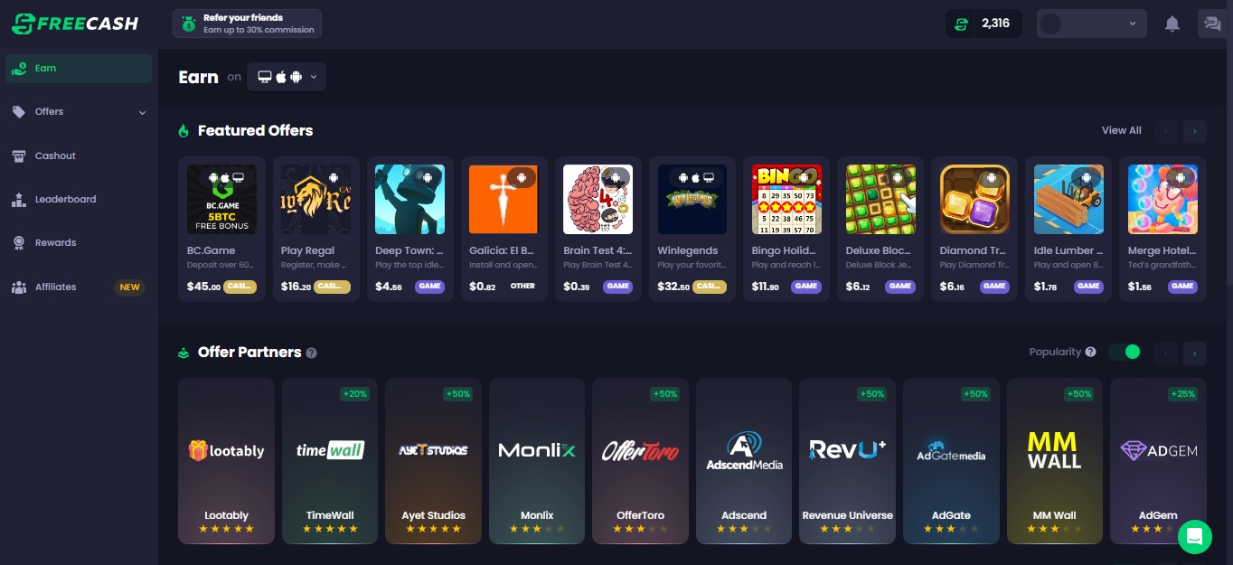 Free Cash Reviews - 324 Reviews of Freecash.com | Sitejabber