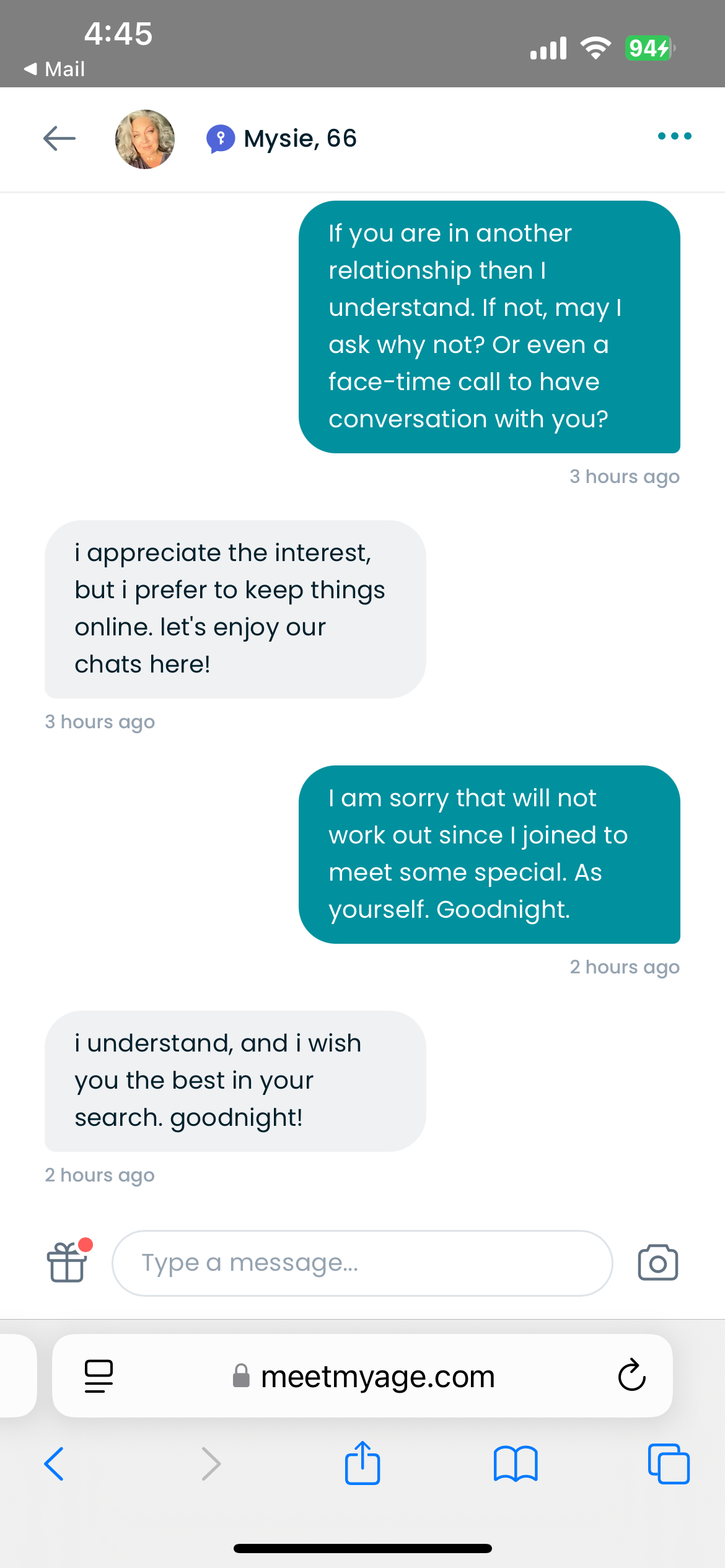 MeetMyAge Reviews - 221 Reviews of Meetmyage.com | Sitejabber