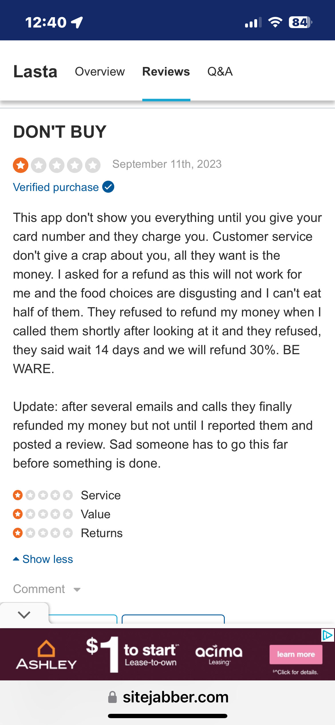 Lasta Reviews - 194 Reviews of Lasta.app | Sitejabber