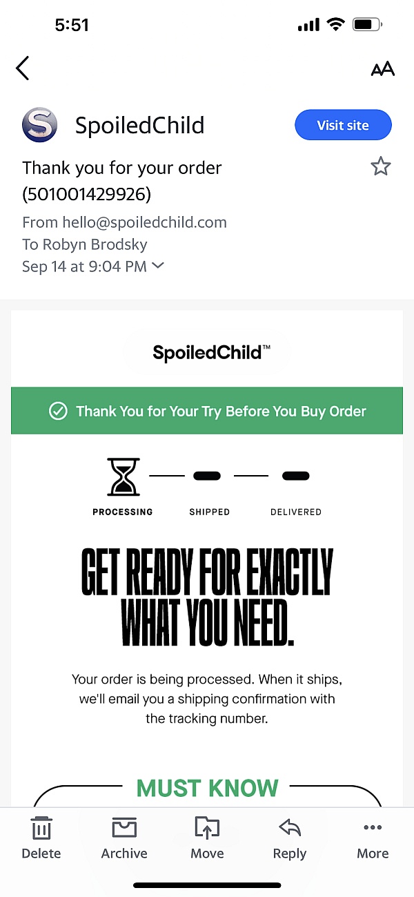 SpoiledChild Reviews - 410 Reviews of Spoiledchild.com | Sitejabber