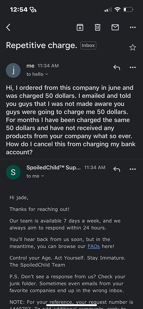 SpoiledChild Reviews - 410 Reviews of Spoiledchild.com | Sitejabber