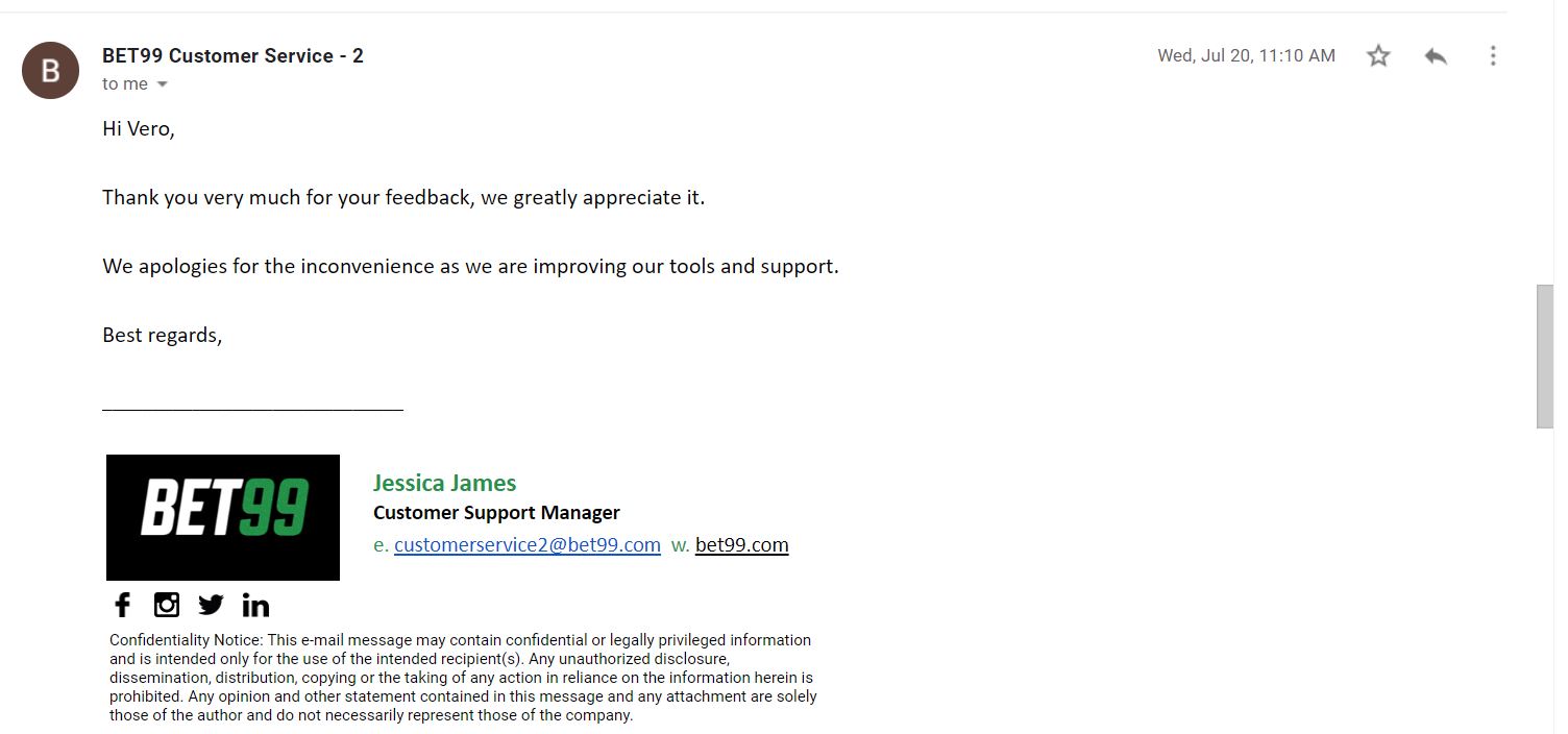 Bet99 Reviews - 7 Reviews of Bet99.com | Sitejabber