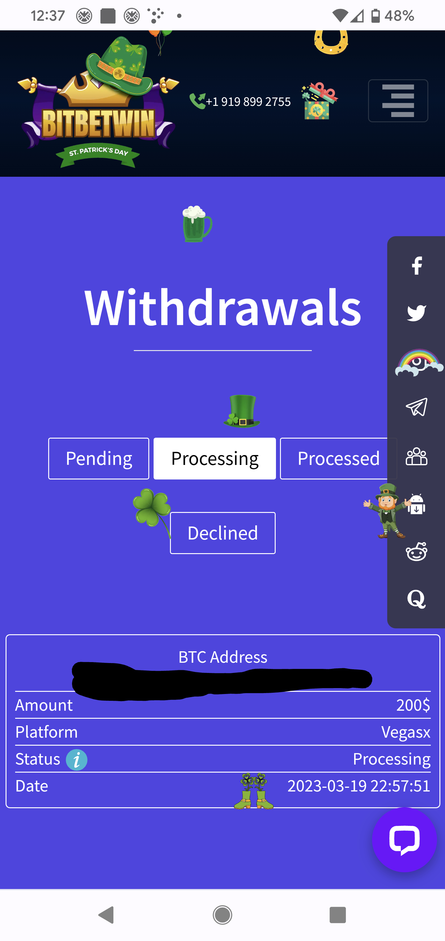 BitBetWin Reviews - 552 Reviews of Bitbetwin.cc | Sitejabber