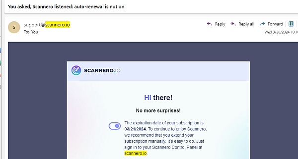 Scannero.io Reviews - 104 Reviews of Scannero.io | Sitejabber