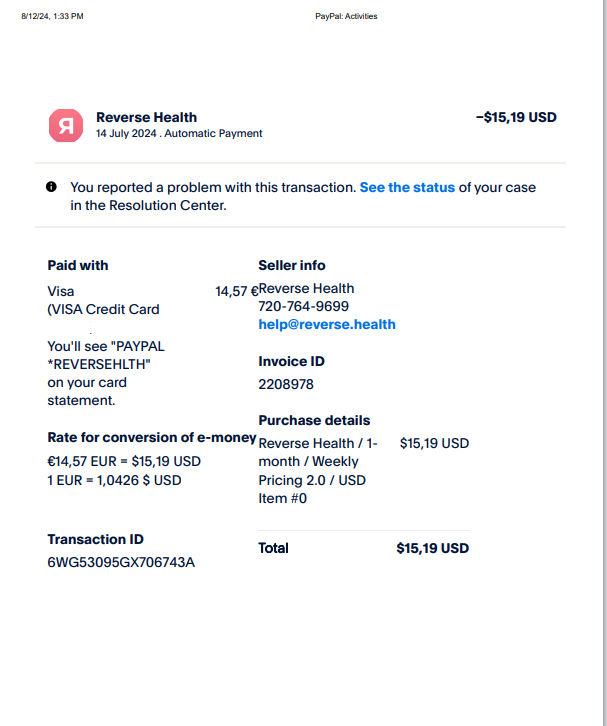 Reverse Health Reviews - 97 Reviews of Reverse.health | Sitejabber