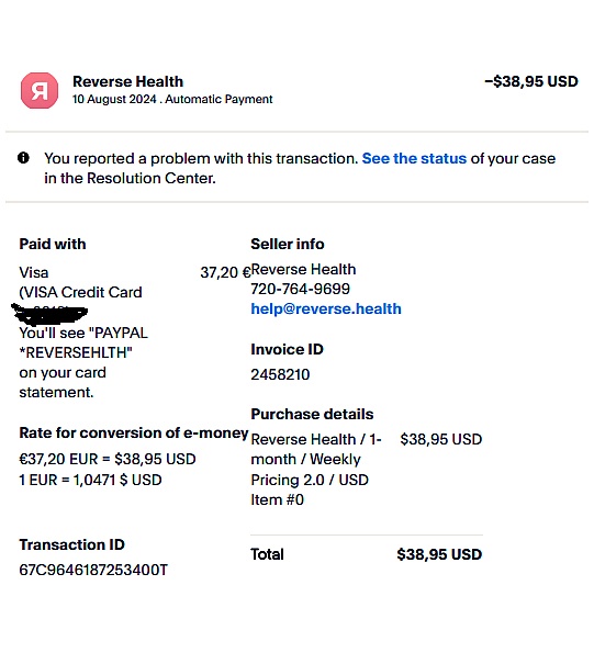 Reverse Health Reviews - 97 Reviews of Reverse.health | Sitejabber