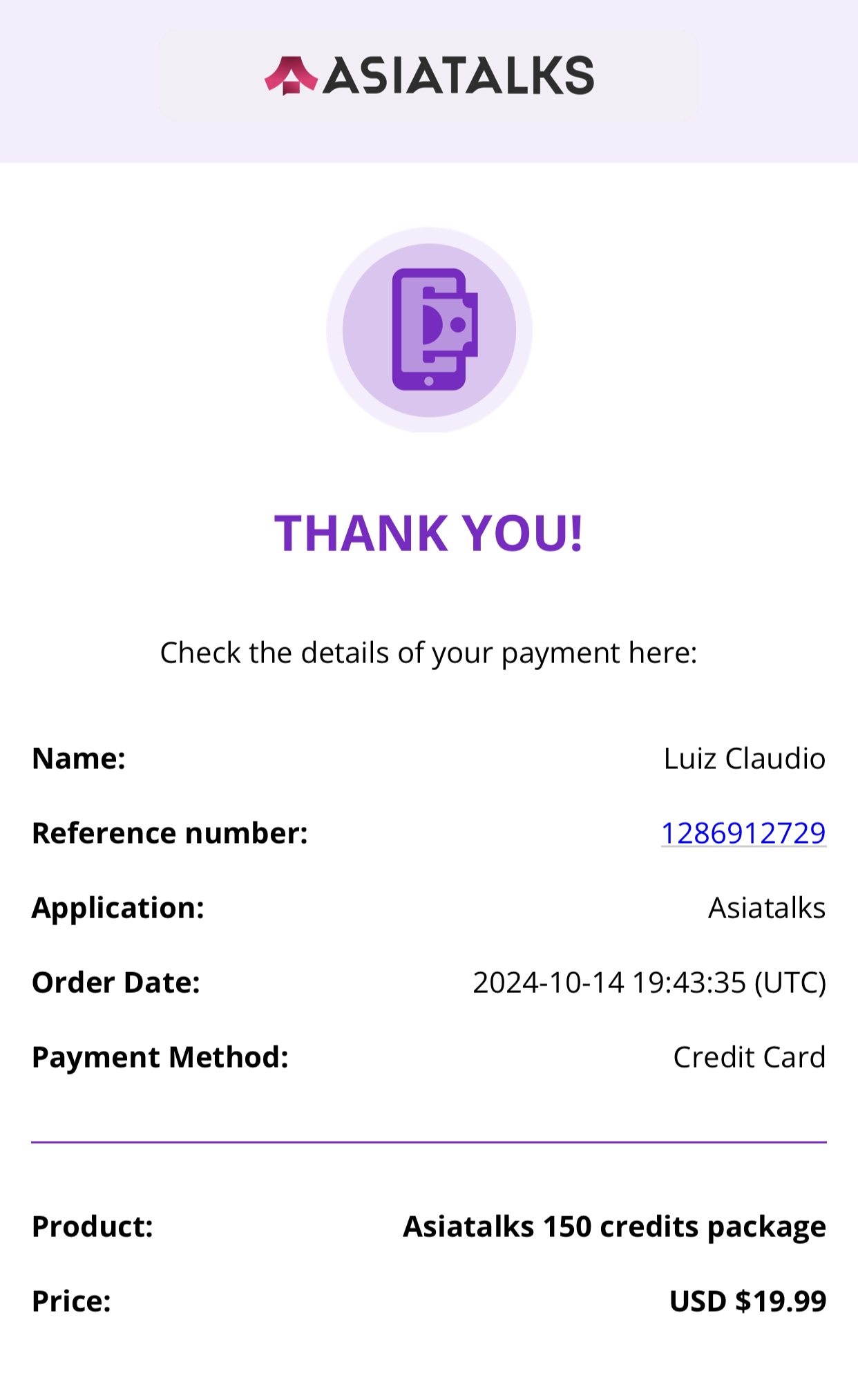 Asia Talks Reviews - 3,708 Reviews of Asiatalks.com | Sitejabber