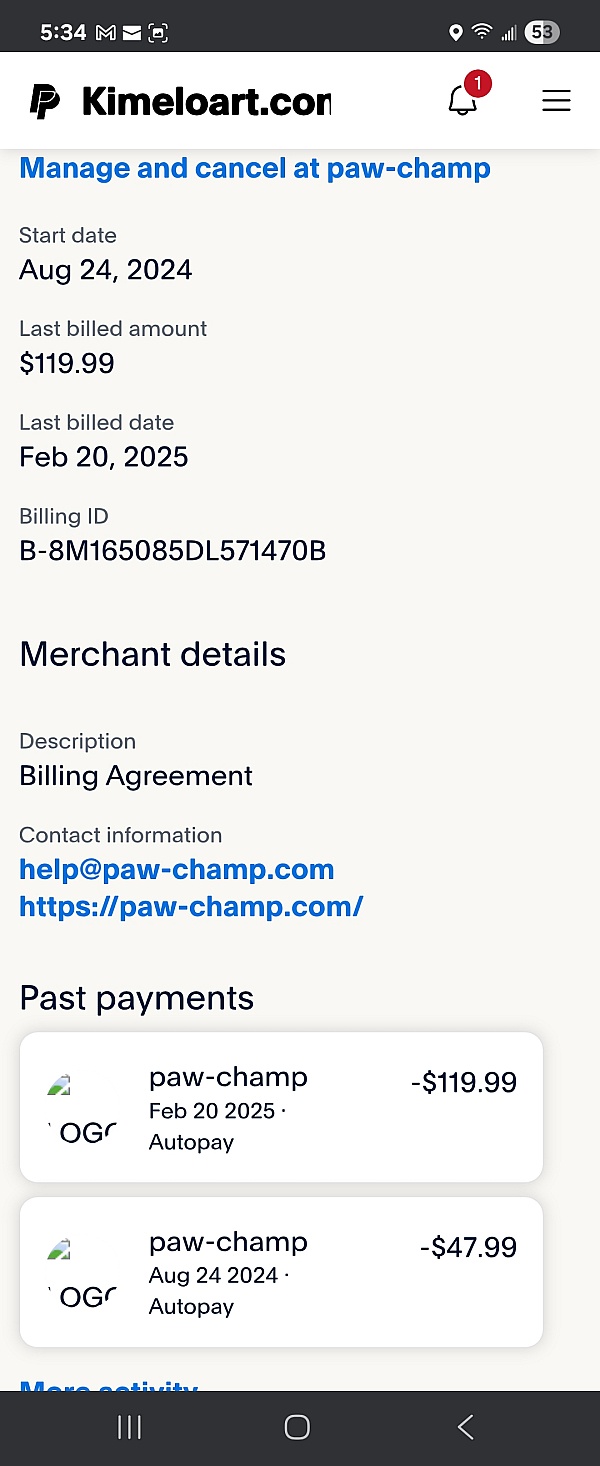 Paw-champ Reviews - Read 36 Customer Reviews of Paw-champ | Sitejabber