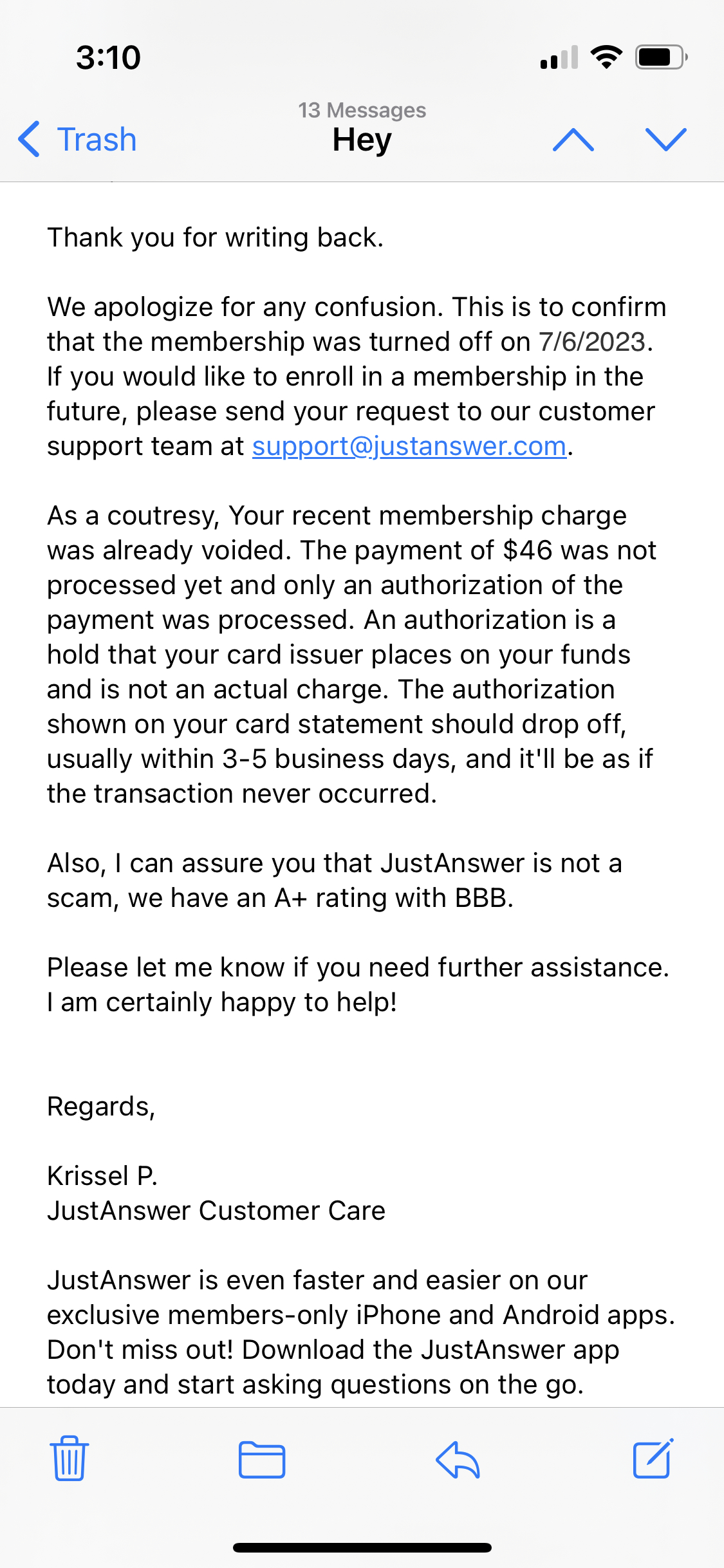 JustAnswer Reviews - 3,808 Reviews of Justanswer.com | Sitejabber