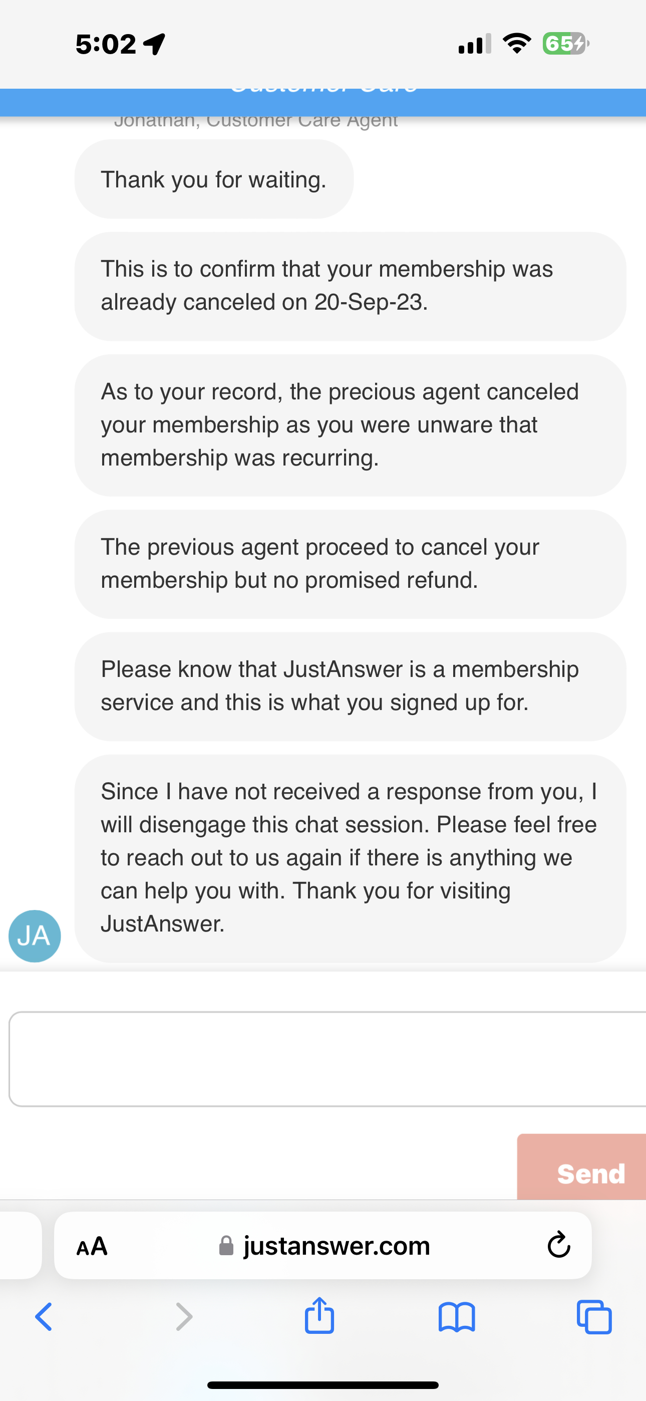 JustAnswer Reviews - 3,847 Reviews of Justanswer.com | Sitejabber