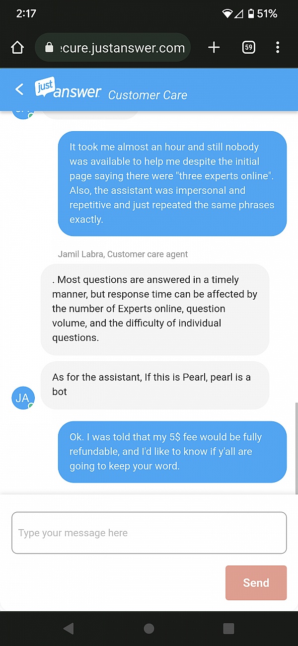 JustAnswer Reviews - 3,236 Reviews of Justanswer.com | Sitejabber