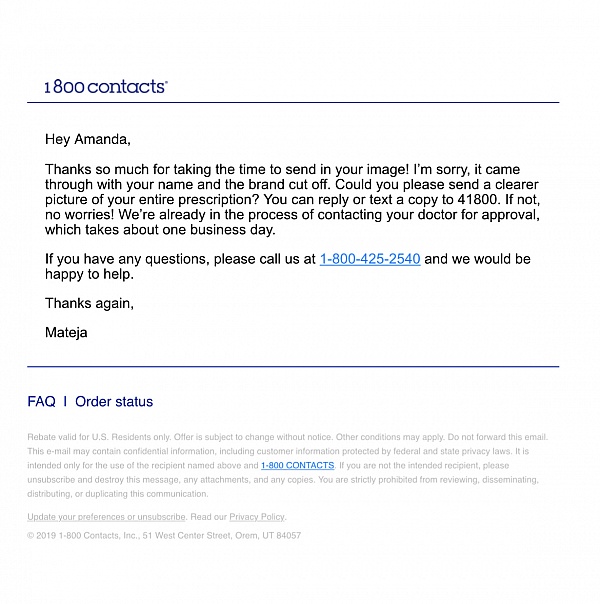 1 800 Contacts Reviews 150 Reviews Of 1800contacts Sitejabber 1-800-contacts-reviews-150-reviews-of-1800contacts-sitejabber