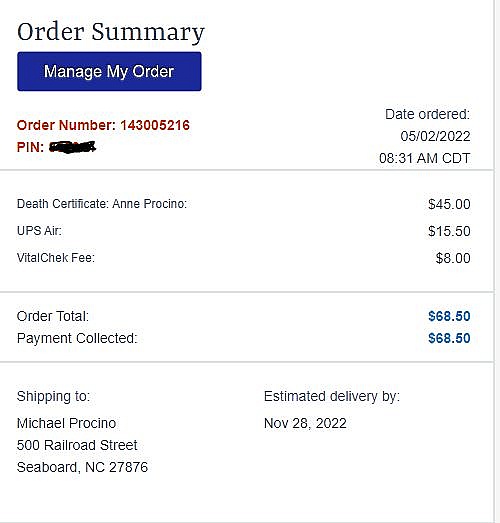 VitalChek Reviews - 260 Reviews of Vitalchek.com | Sitejabber