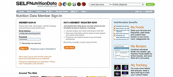 SELFNutritionData Reviews - 5 Reviews of Nutritiondata.self.com ...