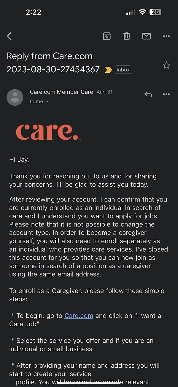 Care.com Reviews - 11,653 Reviews of Care.com | Sitejabber