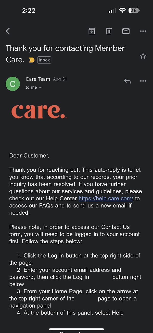 Care.com Reviews - 11,647 Reviews of Care.com | Sitejabber