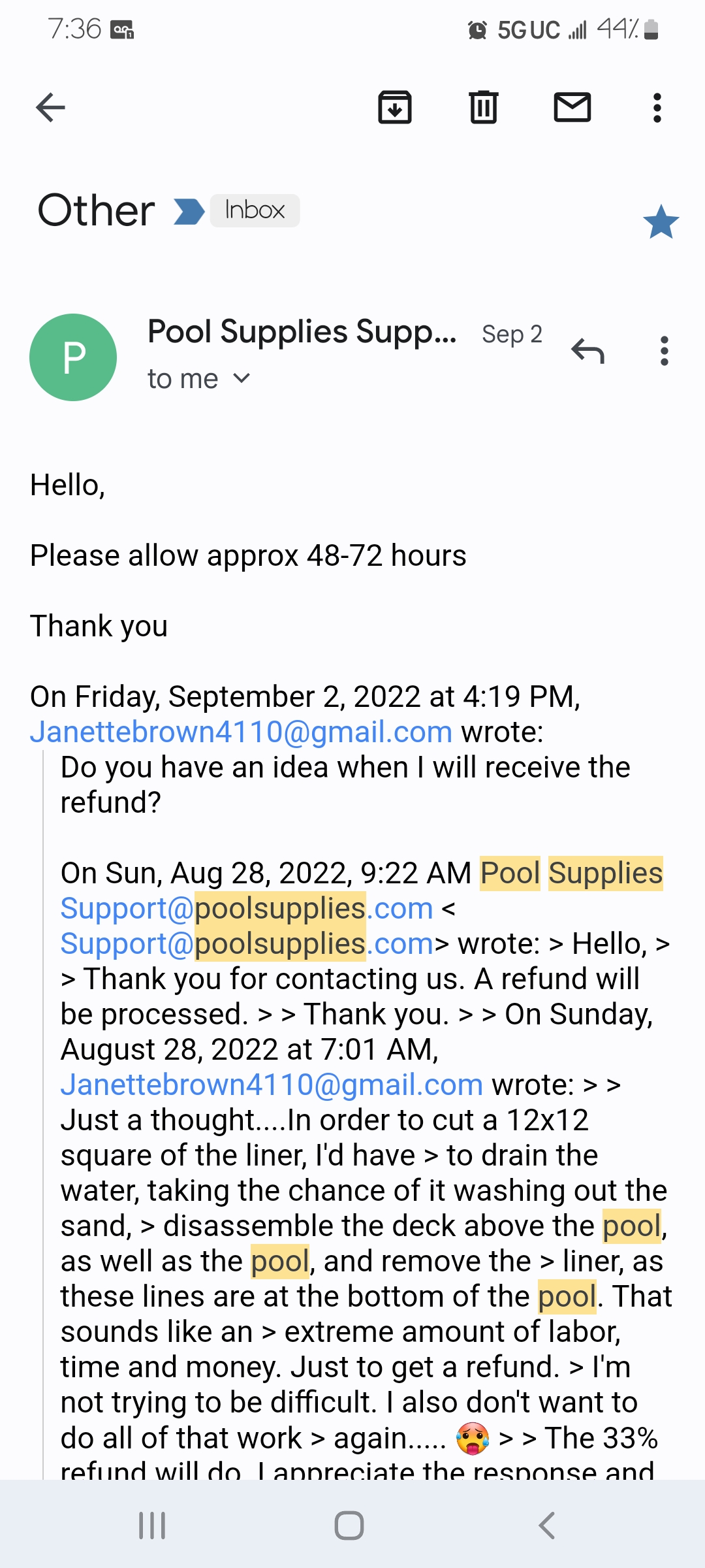 PoolSupplies.com Reviews - 49 Reviews of Poolsupplies.com | Sitejabber