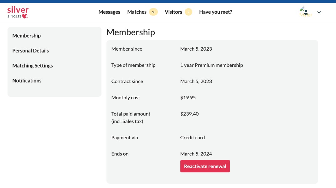 SilverSingles Reviews - 469 Reviews of Silversingles.com | Sitejabber