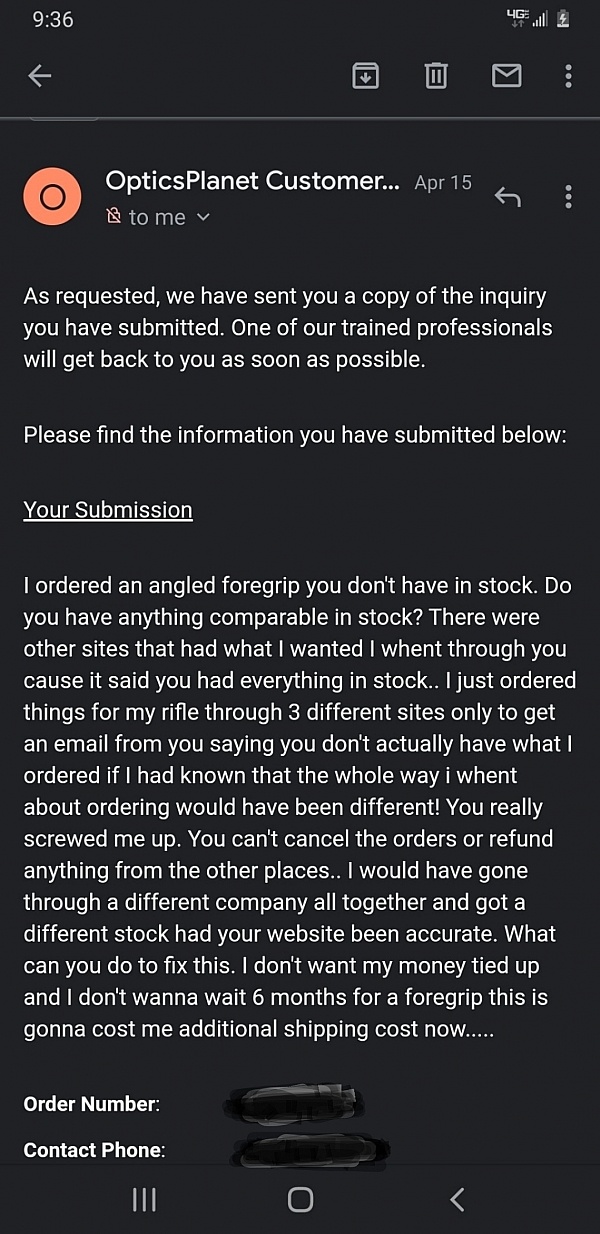 OpticsPlanet Reviews - 62 Reviews of Opticsplanet.com | Sitejabber