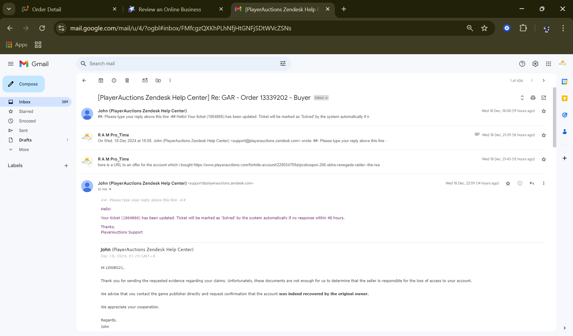 PlayerAuctions Reviews - 2,959 Reviews of Playerauctions.com | Sitejabber