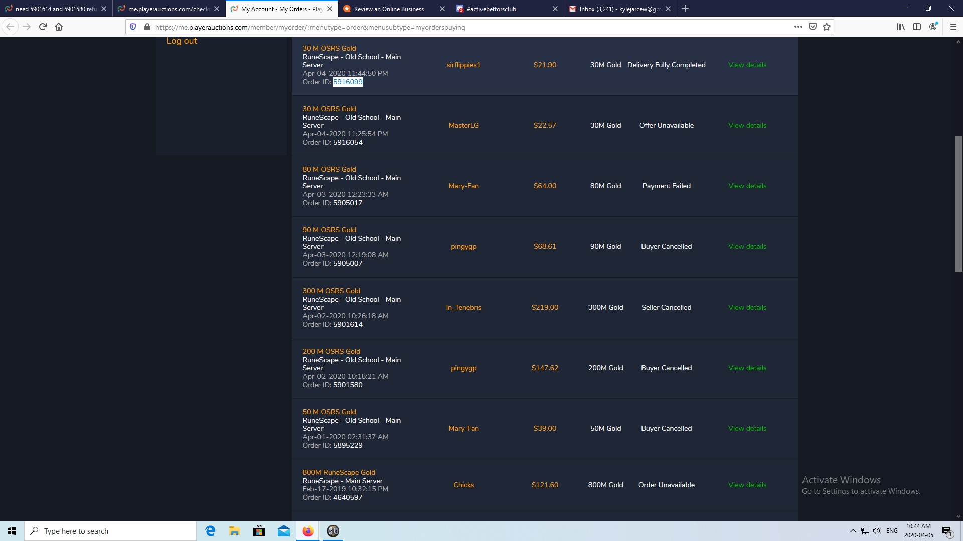 PlayerAuctions Reviews - 1,582 Reviews of Playerauctions.com | Sitejabber