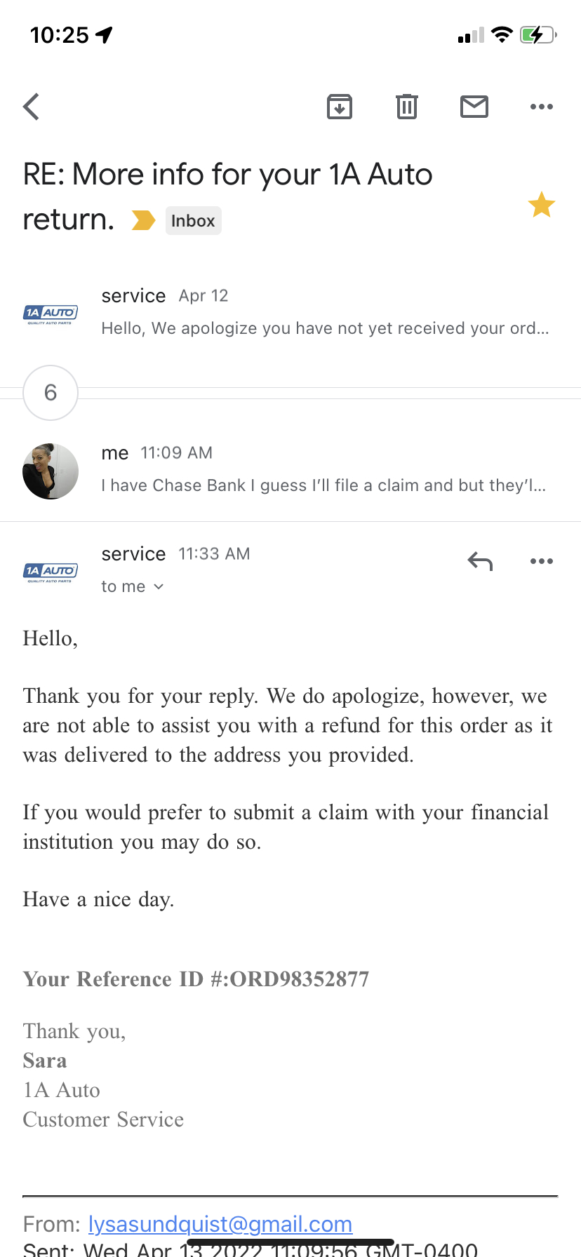 1A Auto Reviews - 478 Reviews of 1aauto.com | Sitejabber