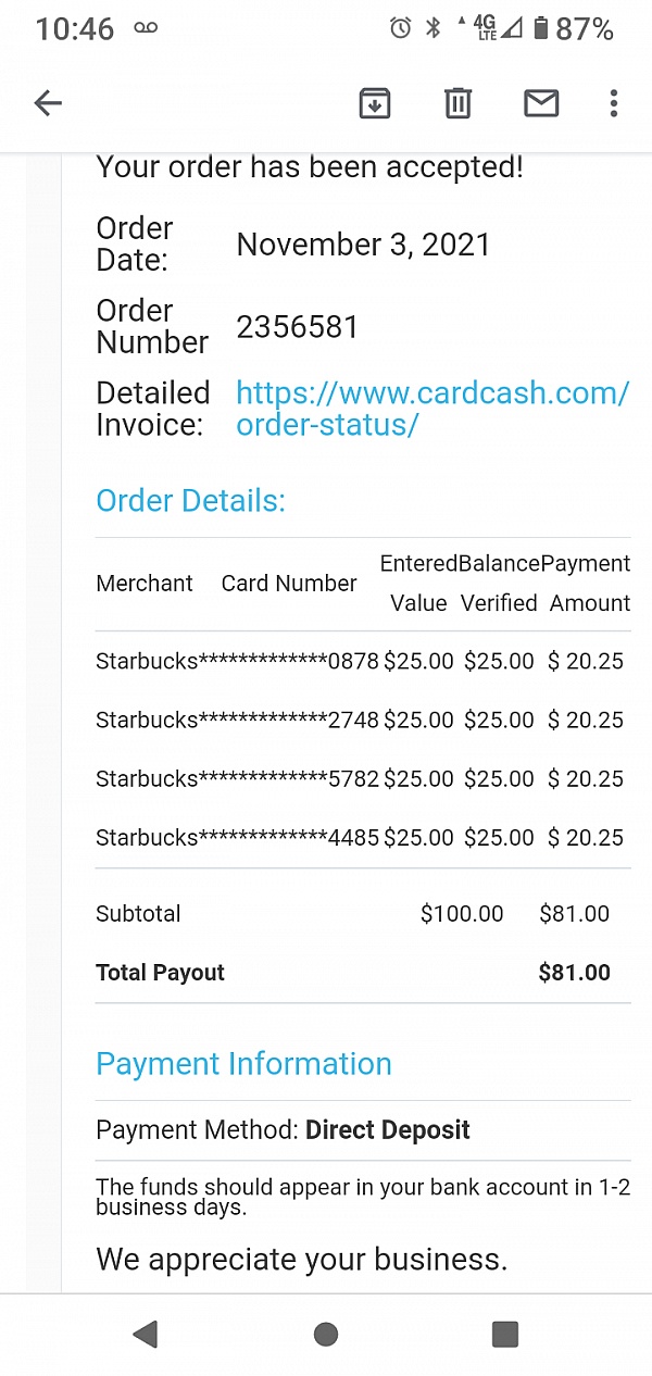 CardCash Reviews - 2,577 Reviews of Cardcash.com | Sitejabber