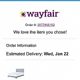 Wayfair Reviews - 1,372 Reviews of Wayfair.com | Sitejabber