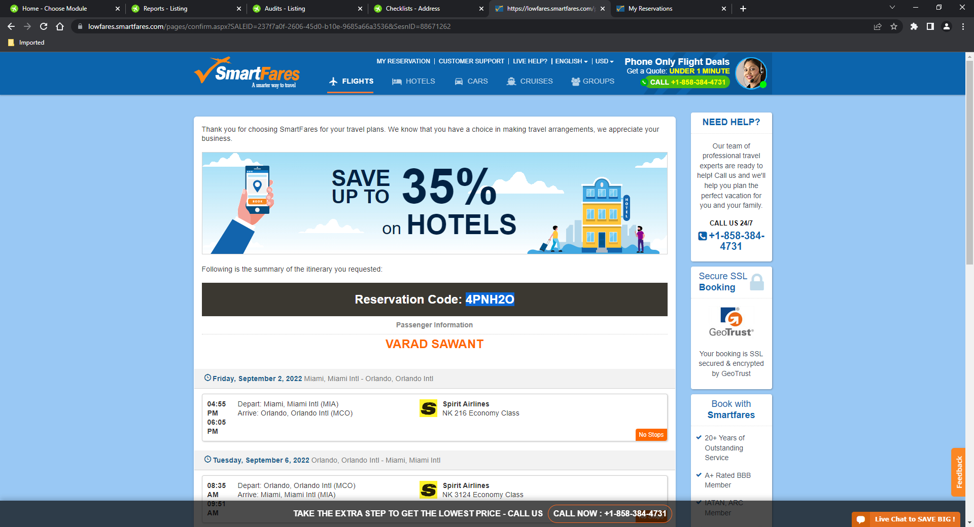 SmartFares Reviews - 2,529 Reviews of Smartfares.com | Sitejabber