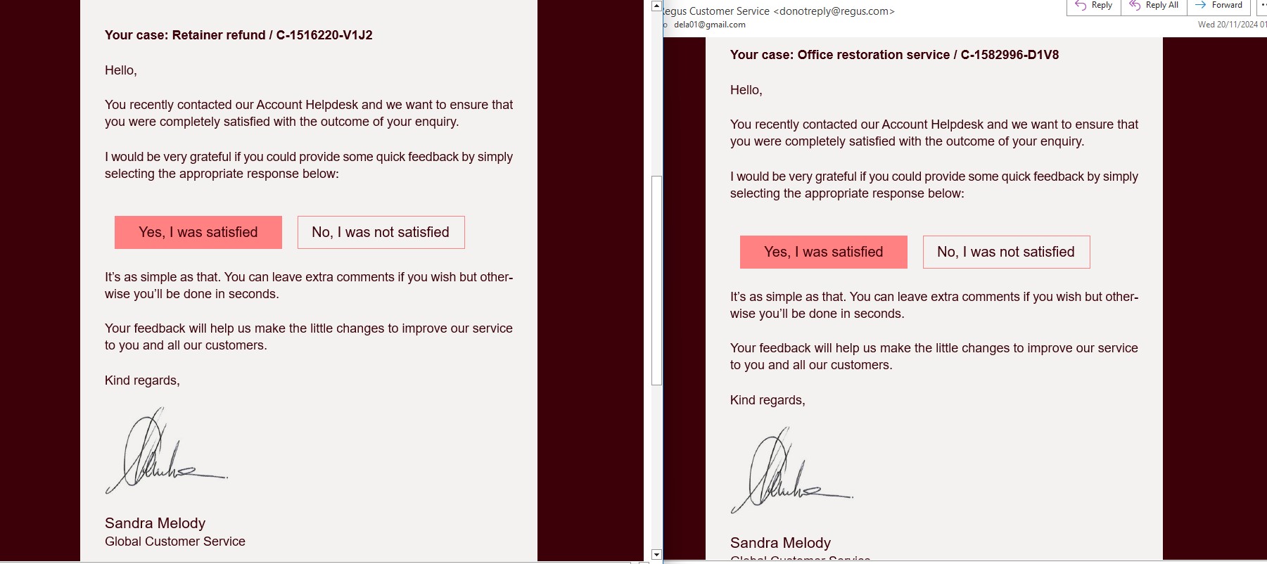 Regus Reviews - 356 Reviews of Regus.com | Sitejabber