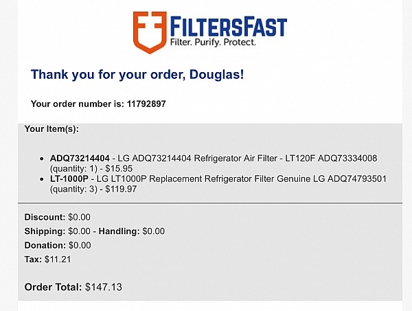 Filters Fast Reviews - 518 Reviews of Filtersfast.com | Sitejabber