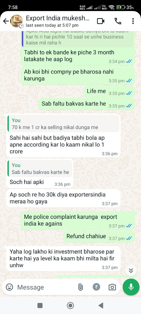 ExportersIndia Reviews - 451 Reviews of Exportersindia.com | Sitejabber