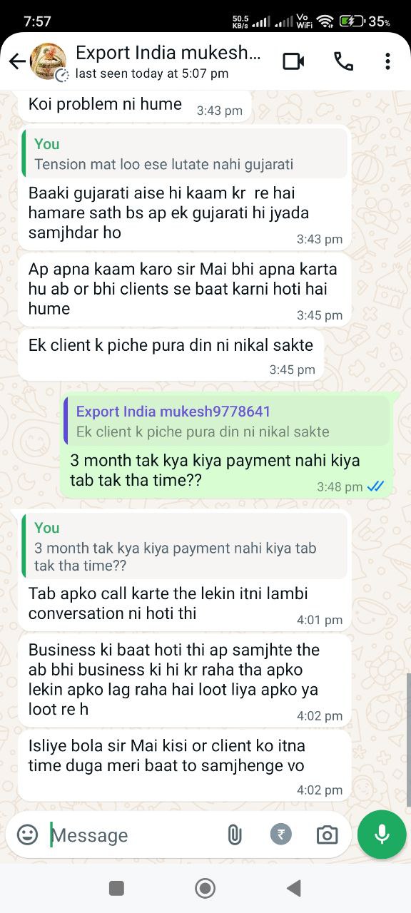 ExportersIndia Reviews - 449 Reviews of Exportersindia.com | Sitejabber