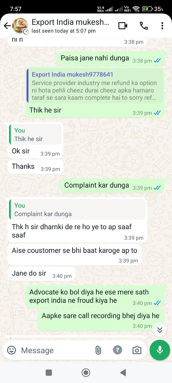 ExportersIndia Reviews - 449 Reviews of Exportersindia.com | Sitejabber