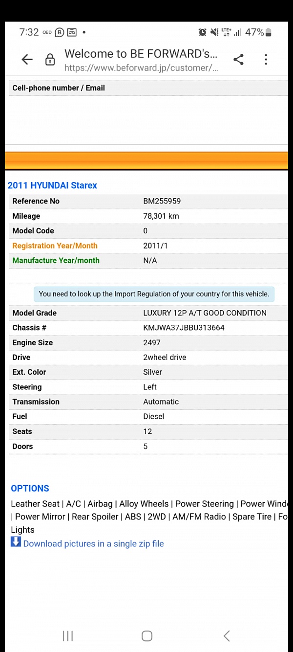 BE FORWARD Reviews - 11 Reviews of Beforward.jp | Sitejabber